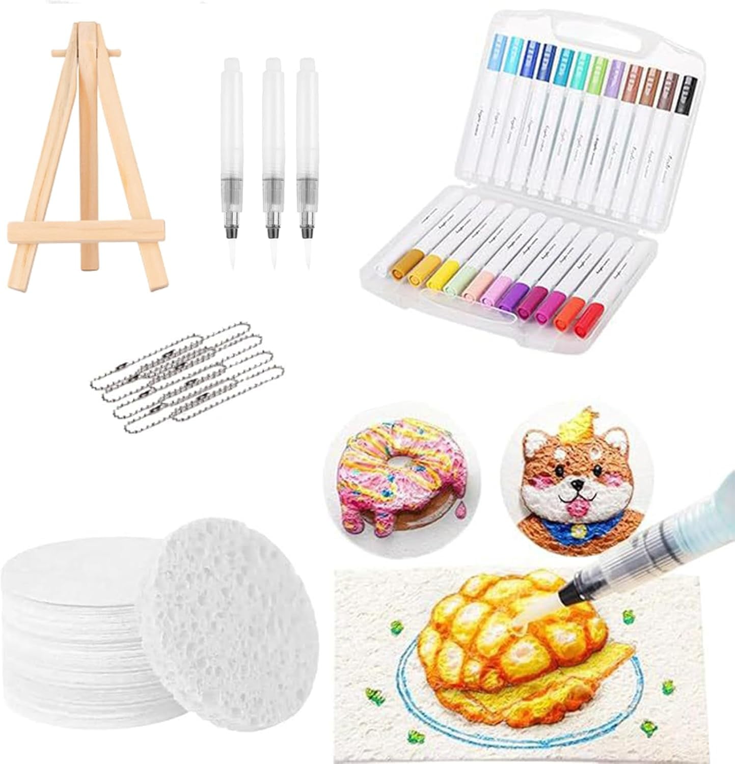 Magic Puffy Paint, Magic Foam Texture Painting Kit, 3D Drawing Magics ...