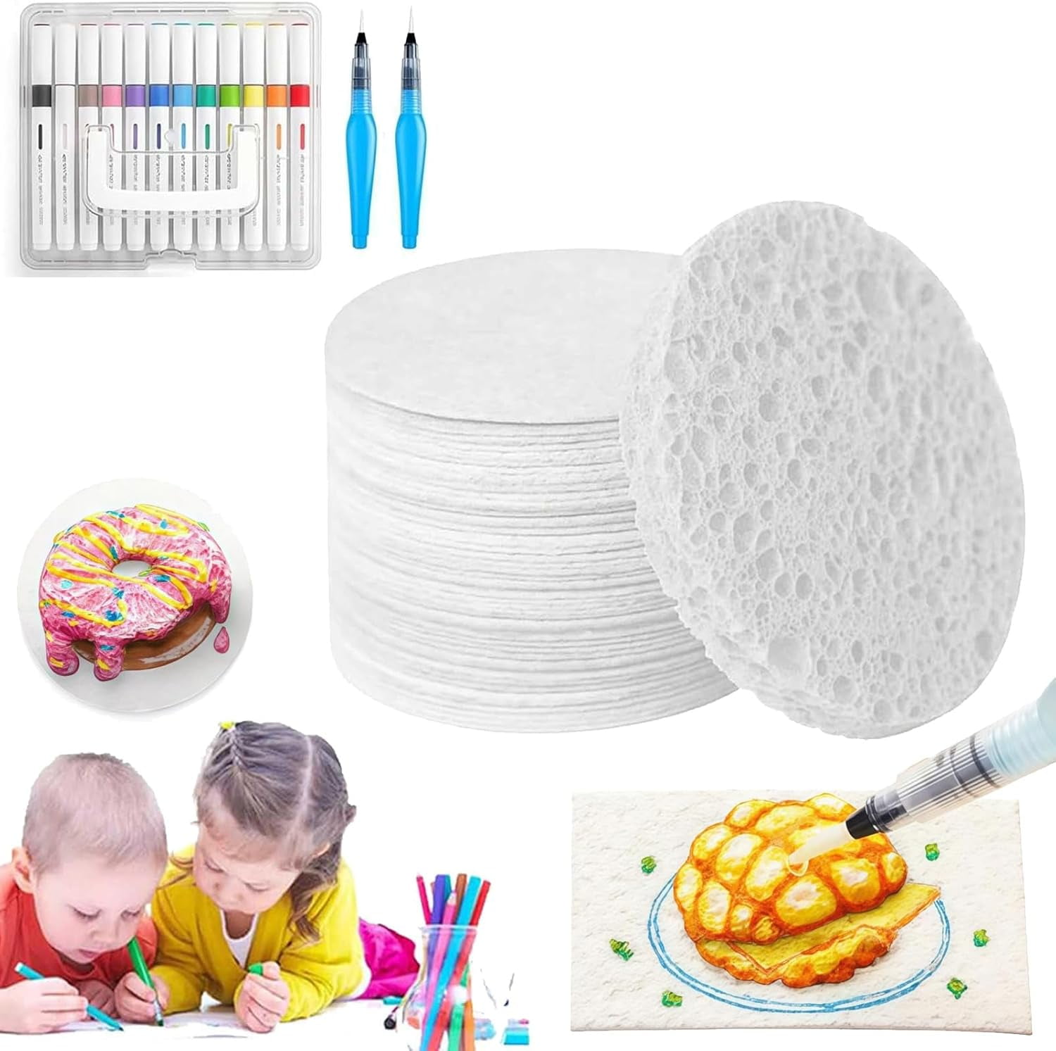 Magic Puffy Paint, Magic Foam Texture Painting, Magics Puffy Paint Pens ...