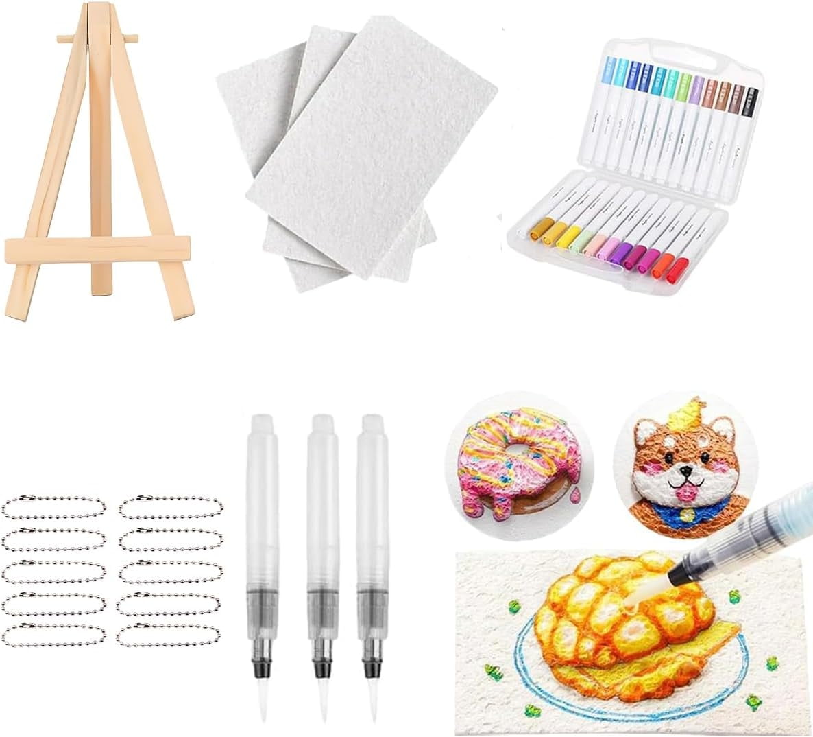 Magic Puffy Paint, Magic Foam Texture Painting，Puffy Popcorn Drawing ...