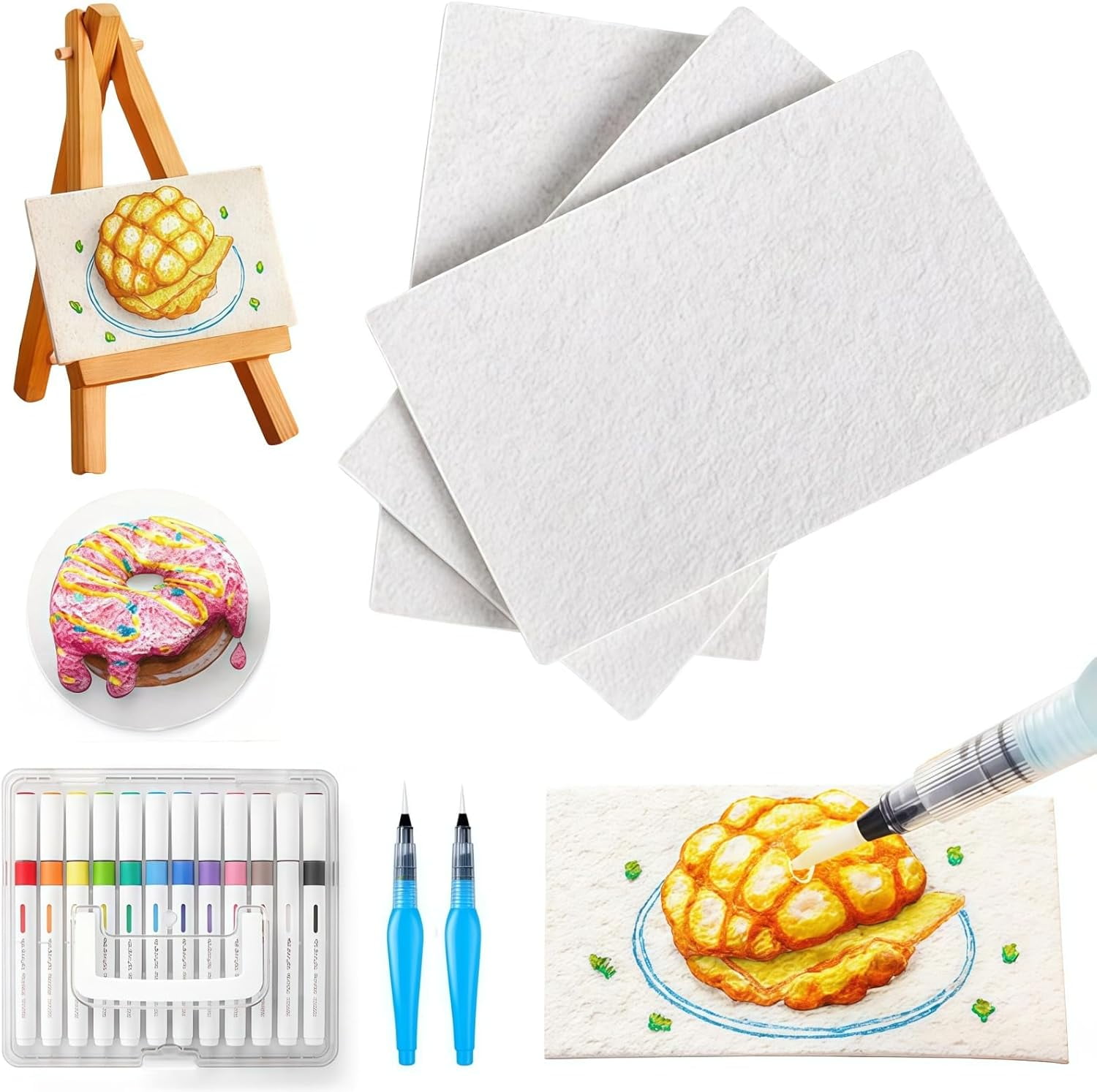 Magic Puffy Paint, Magic Puffy Paint Pens, 3D Drawing Magic Canvas ...