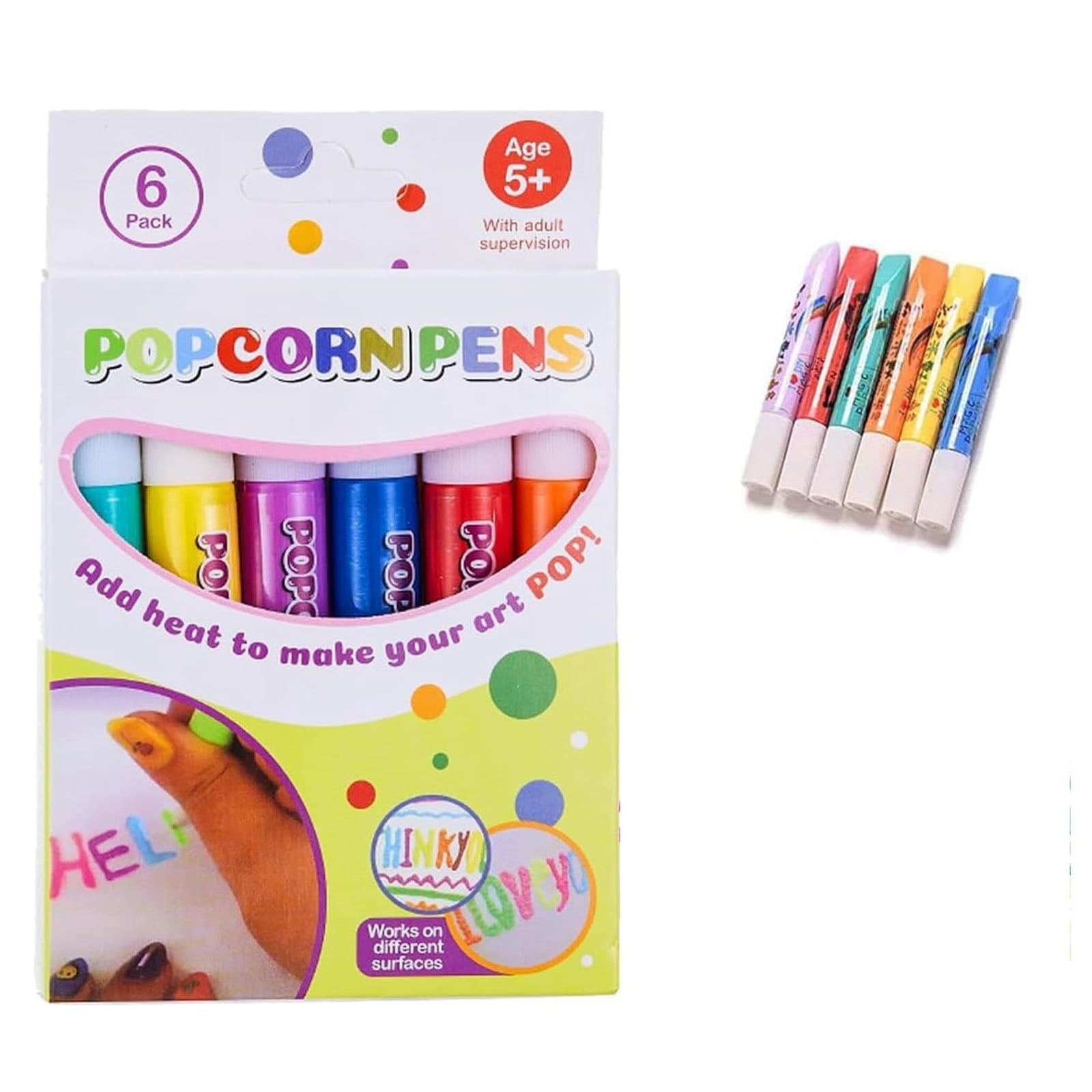 Magic Puffy Pens - Print Bubble Pen Puffy 3D Art Safe Pen, Magic Color ...