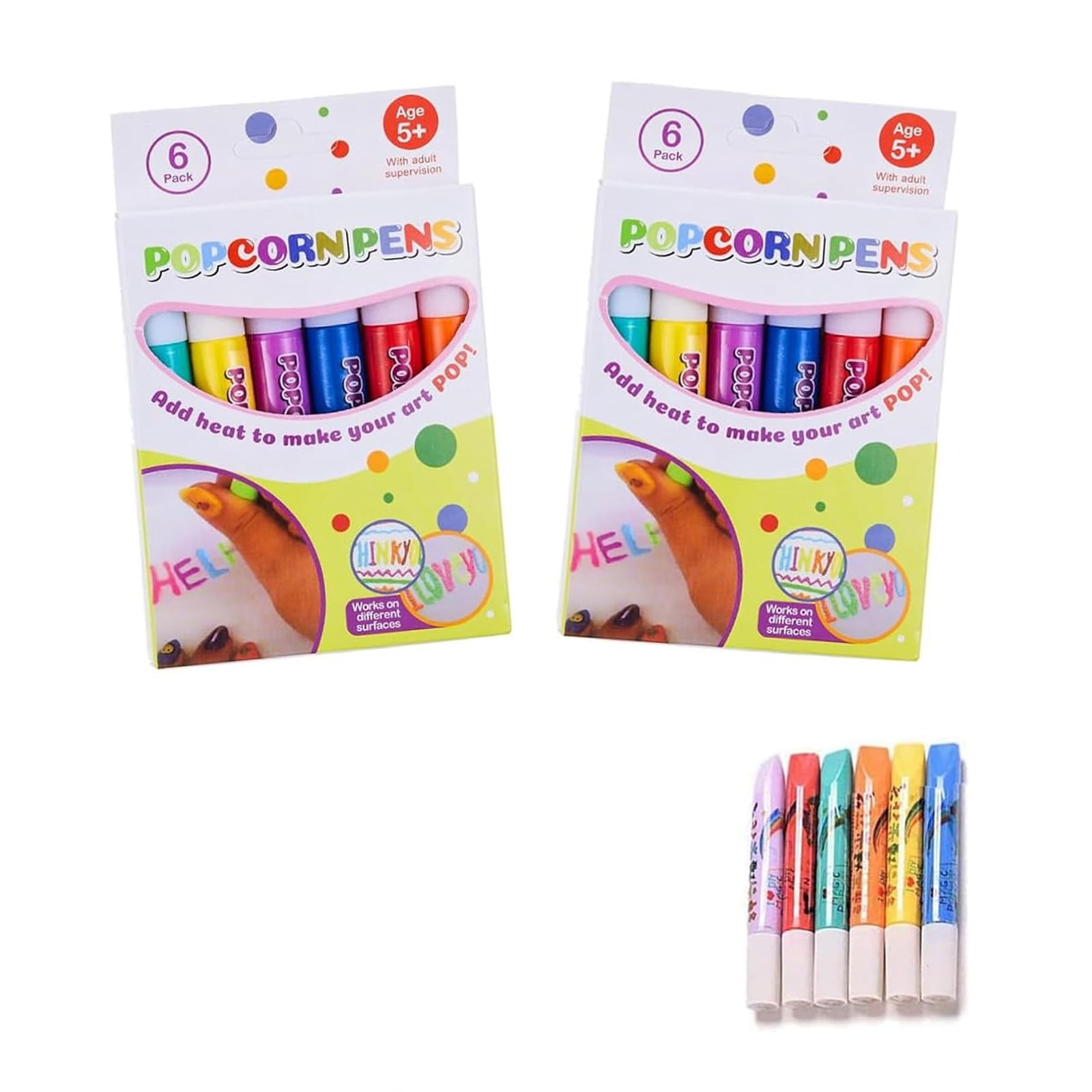 Magic Puffy Pens - Print Bubble Pen Puffy 3D Art Safe Pen, Magic Color ...