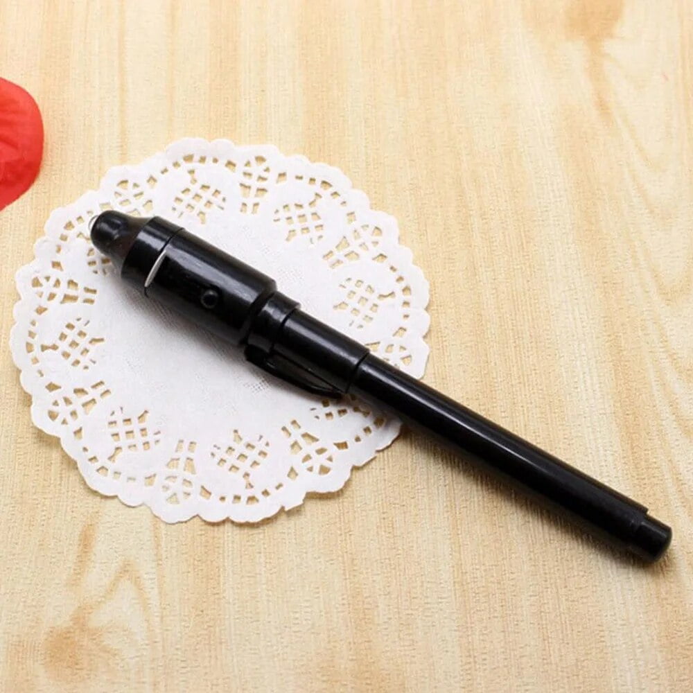 Magic Purple 2 In 1 UV Graffiti Black Light Combo Creative Stationery ...