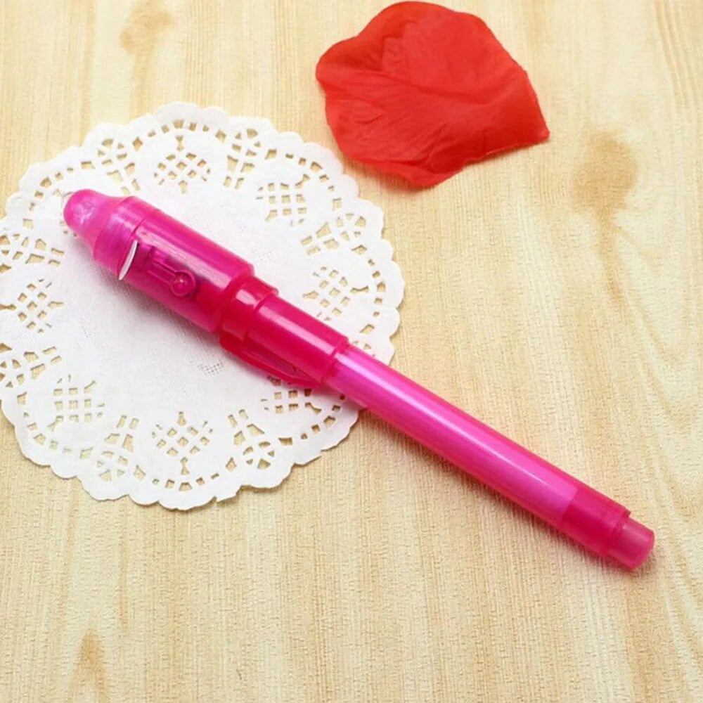 Magic Purple 2 In 1 UV Graffiti Black Light Combo Creative Stationery ...