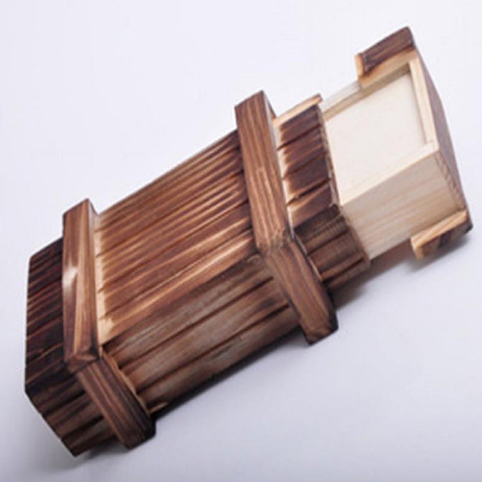 Magic Puzzle Box Wooden Secret Mini Compartment Tricky Brain Teaser ...