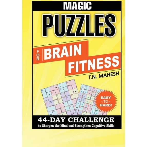 Magic Puzzle for Brain Fitness: Sharpen Your Minds in 44 Days Challenge ...
