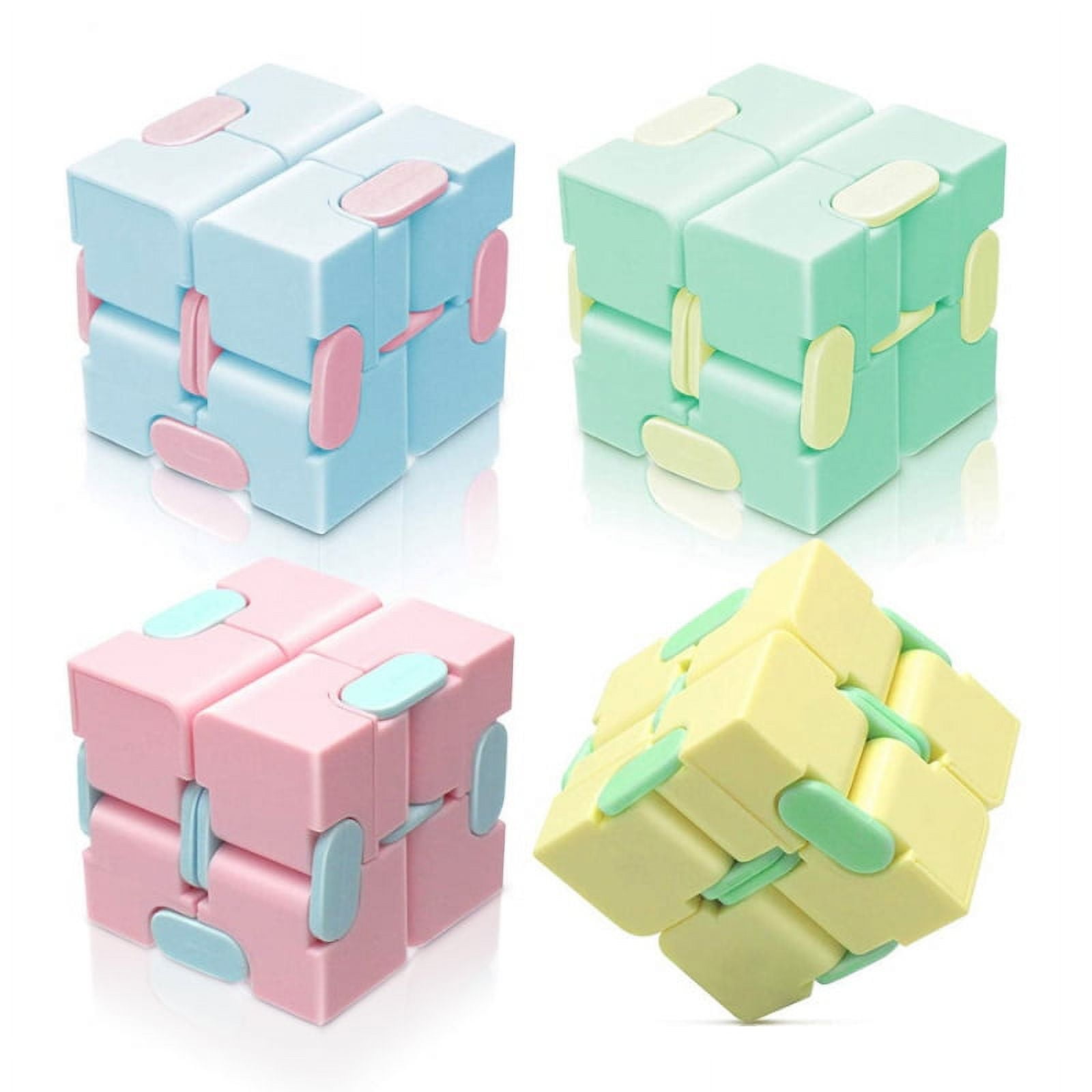 Magic Puzzle Cube Anti Stress Relief Toys for Adults Infinite Flip ...