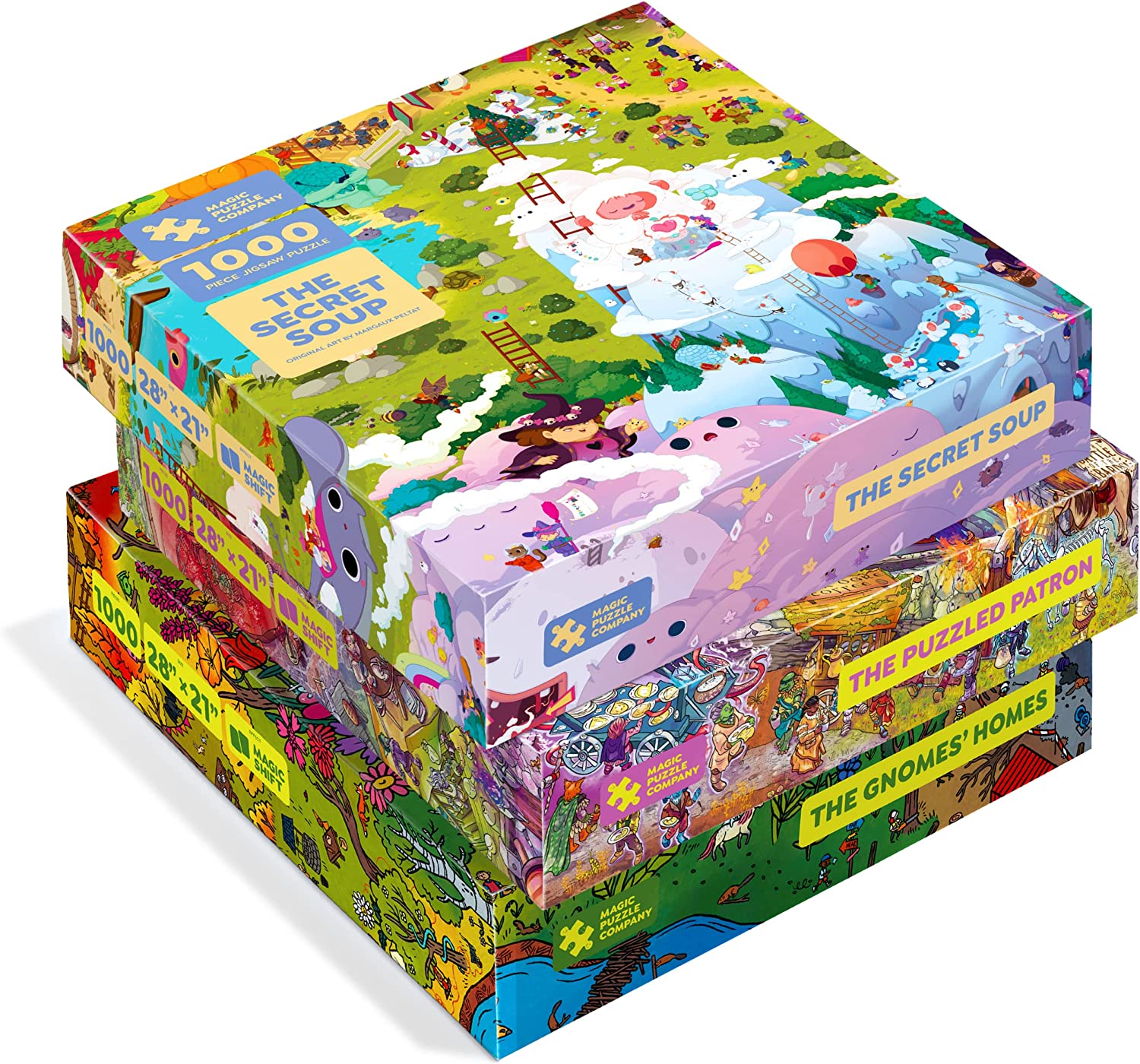 Magic Puzzles 3-Pack Series Three The Secret Soup, The Puzzled Patron ...