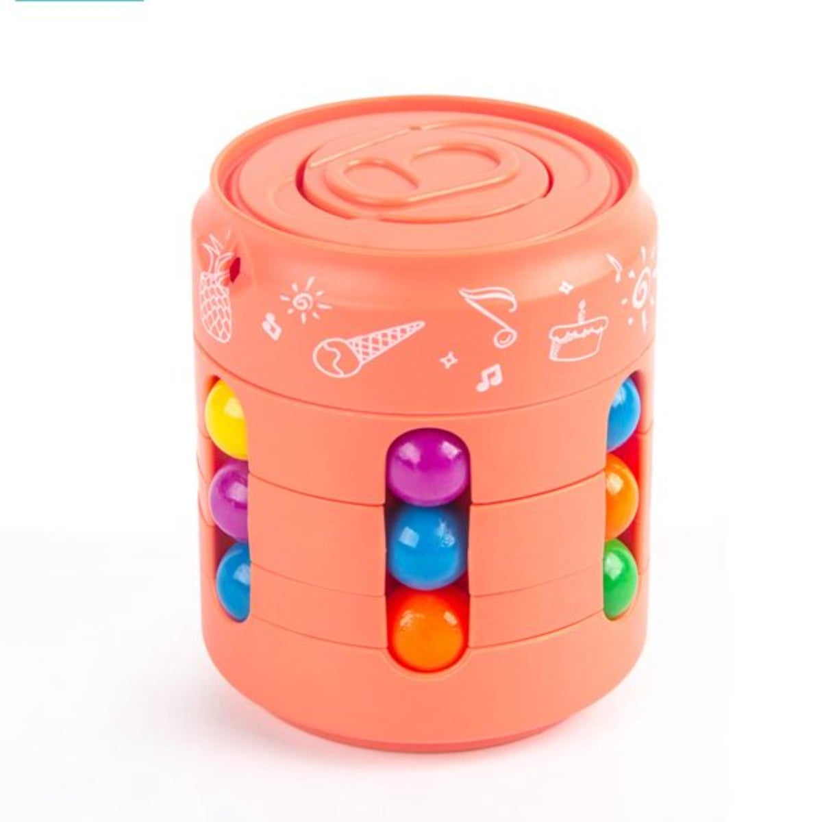 Magic Rainbow Puzzle Ball Creative Fidget Simple Dimple Toy, Football ...