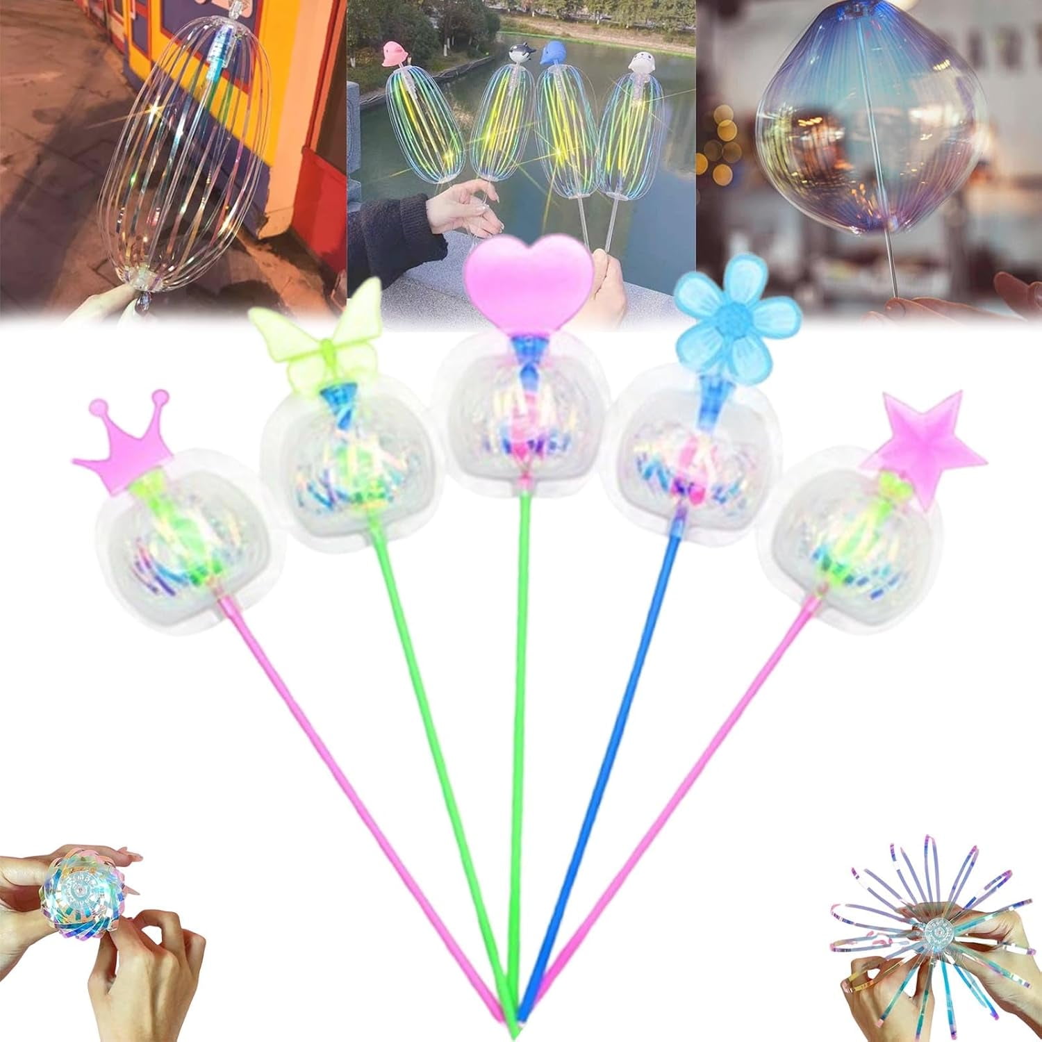 Magic Rainbow Spinner, Rainbow Spinner Toy, Rainbow Twirler, Create Dazzling Rainbow Shapes ...