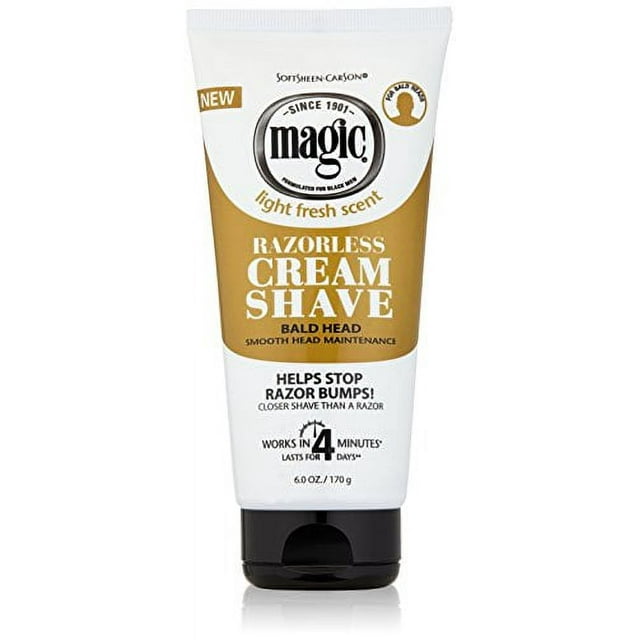 Magic Razorless Shaving Cream For Men, Hair Removal Cream, For Bald ...