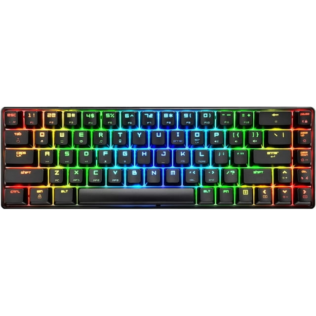 Magic-Refiner MK14 Wired 60% Mechanical Gaming Mini RGB Keyboard with ...