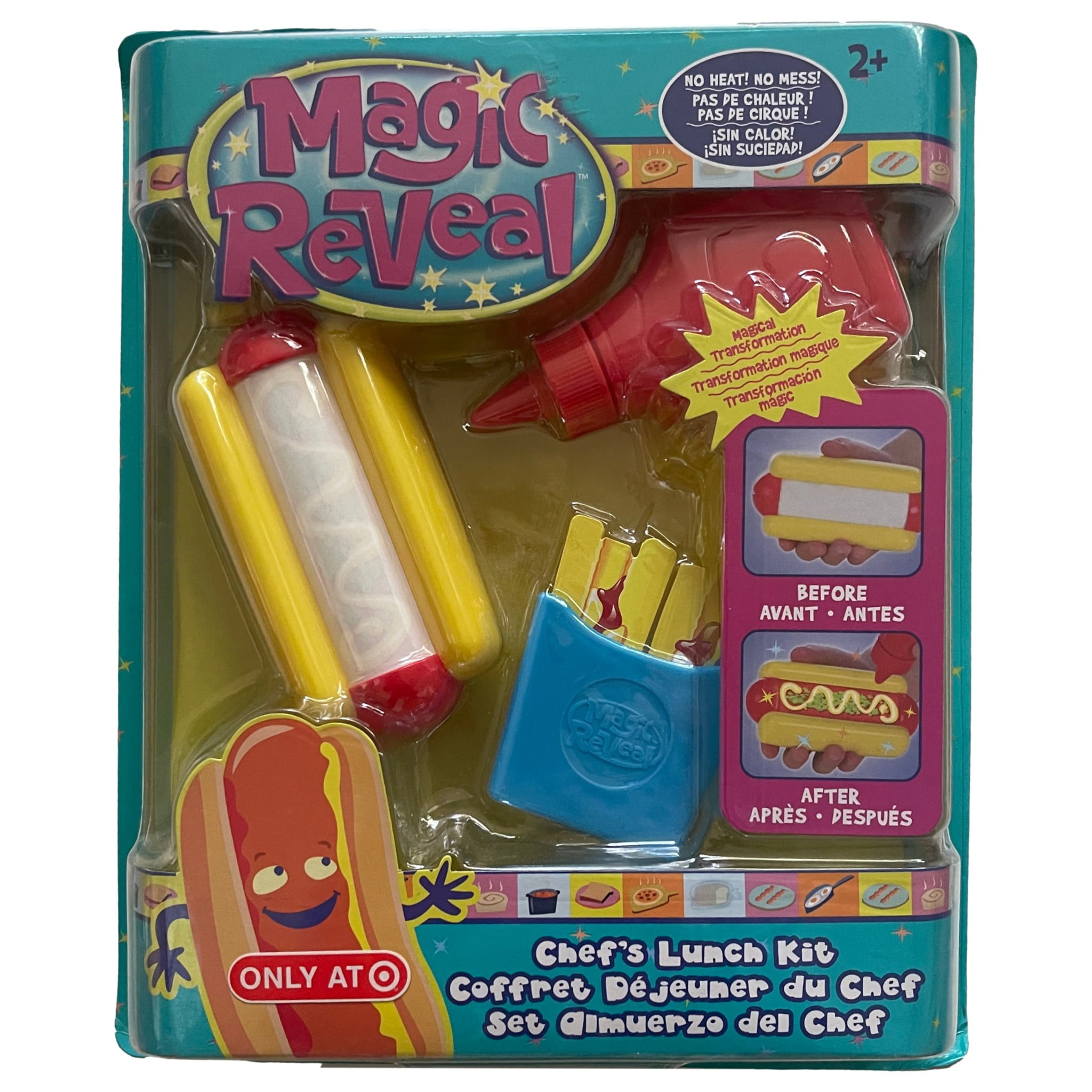 Magic Reveal Chefs Lunch Pretend Food Set for Kids, Role Play Water ...