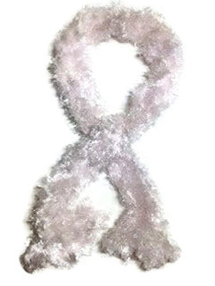 Magic Scarf - Super Soft Scarf - Angel White & Baby Pink - Walmart.com