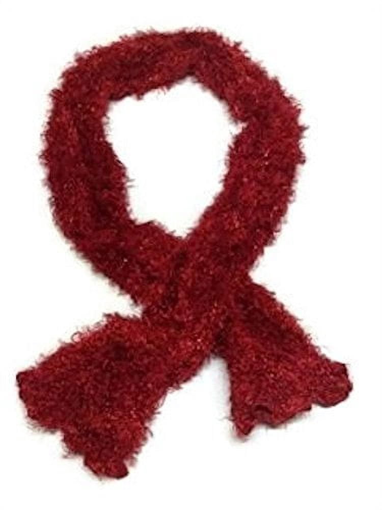 Magic Scarf - Super Soft Scarf - Burgundy & Gold Sparkle - Walmart.com