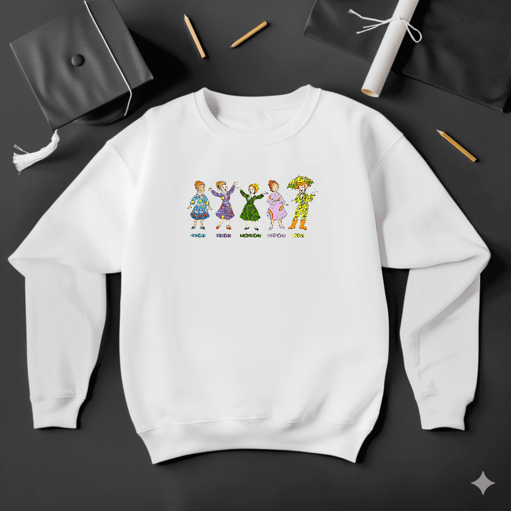 Magic School Bus Ms Frizzle Classic Cartoon Science Fan Sweatshirt ...
