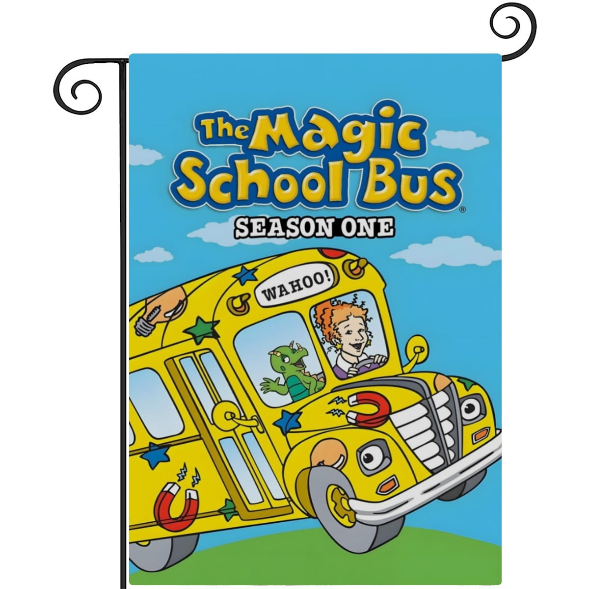 The Magic School Bus-themed Garden Flag. Perfect gift for fans, friends ...