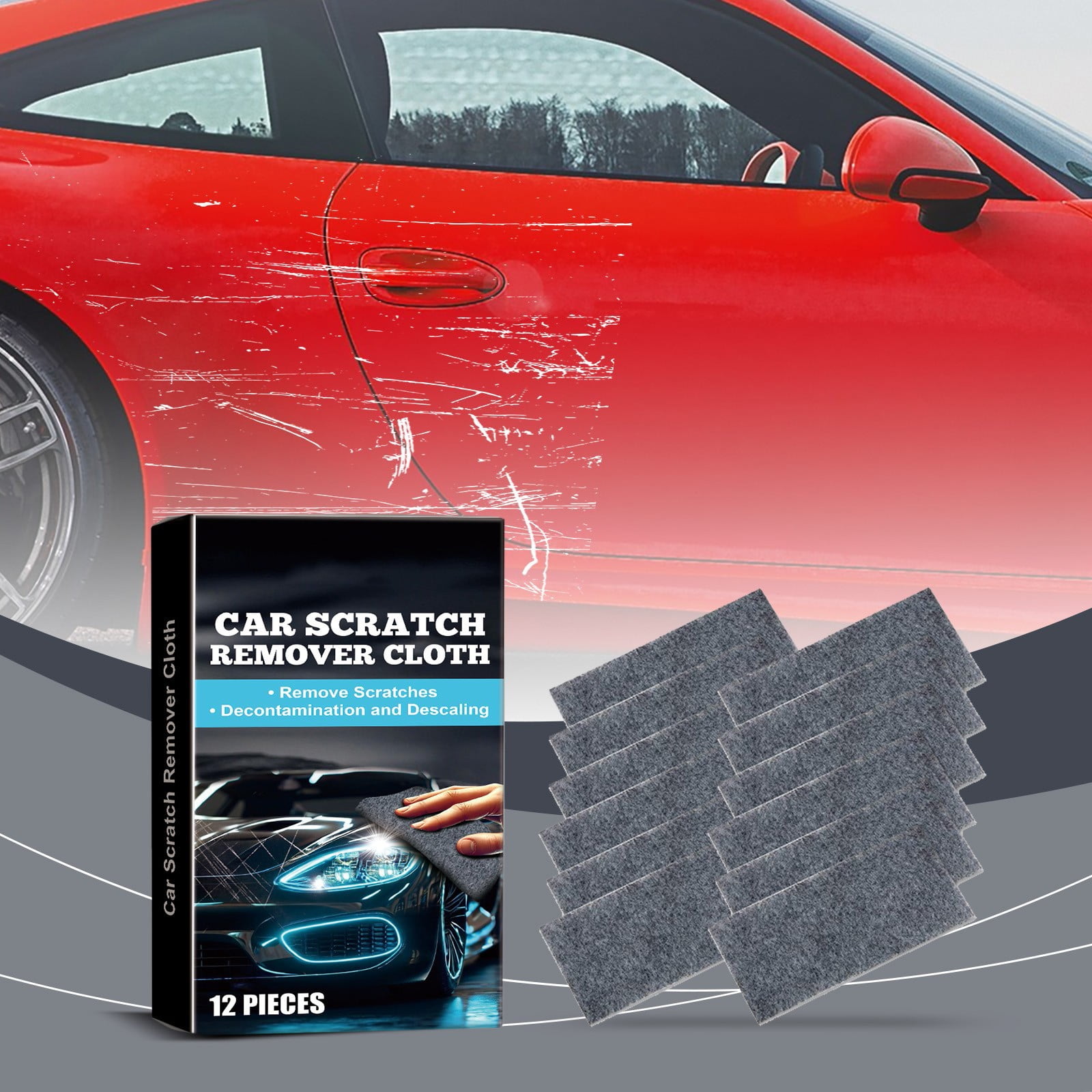 Magic Scratch Repair Cloth for Cars - Traceless Paint Fix on Minor ...