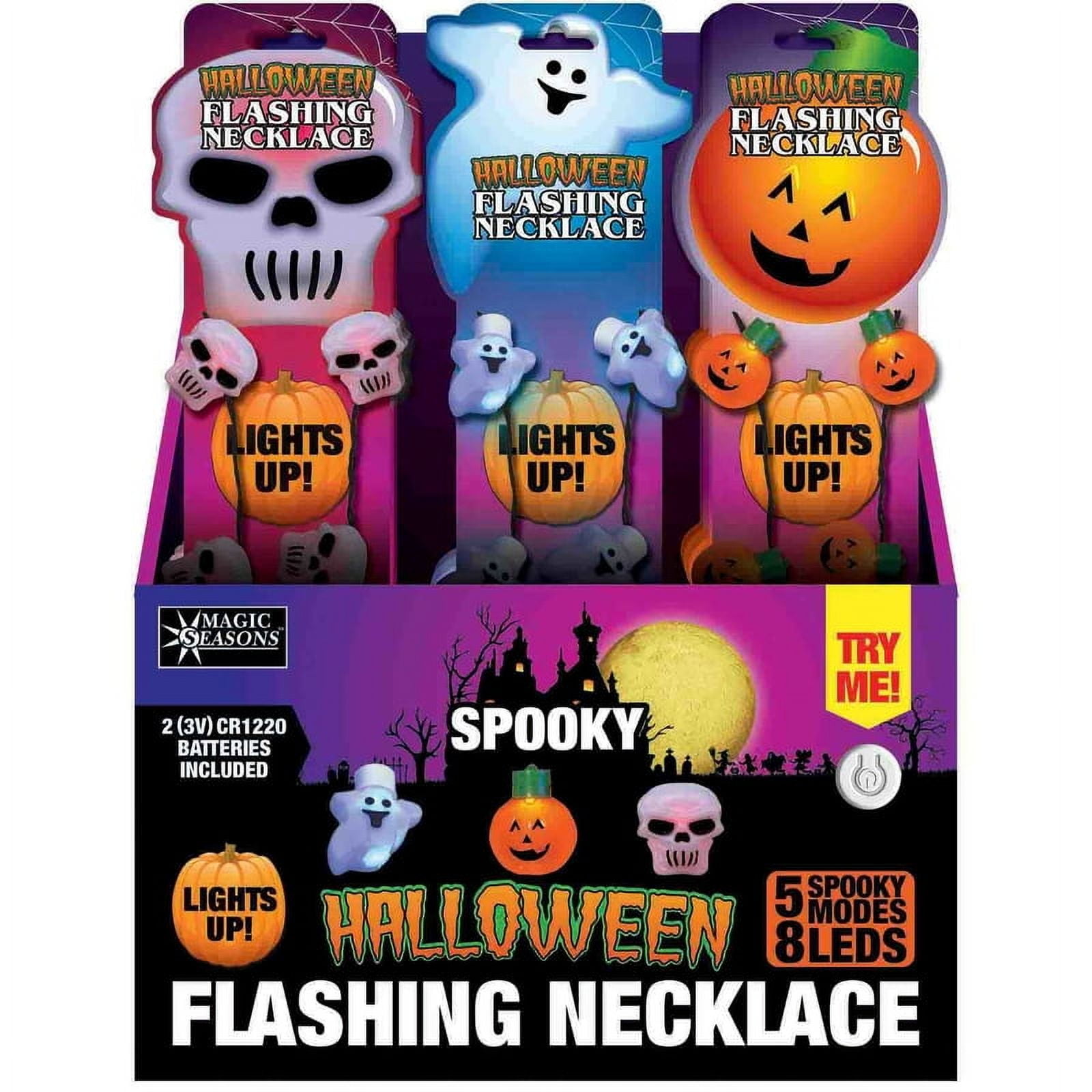 Magic Seasons Halloween Flashing Necklace 1 ea - Walmart.com