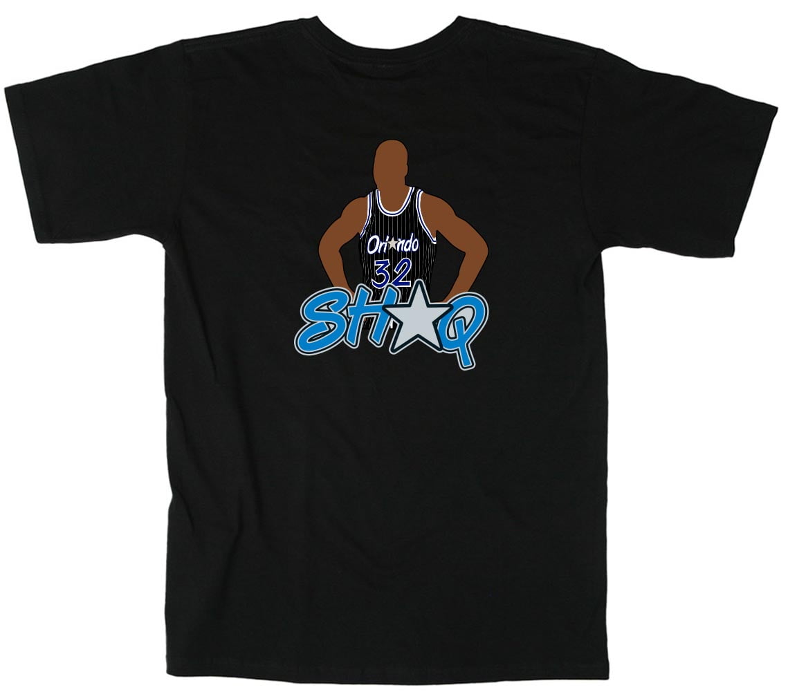 Magic Shaq Logo Shaquille Shaquille O'Neal Shaq T-shirt - Walmart.com