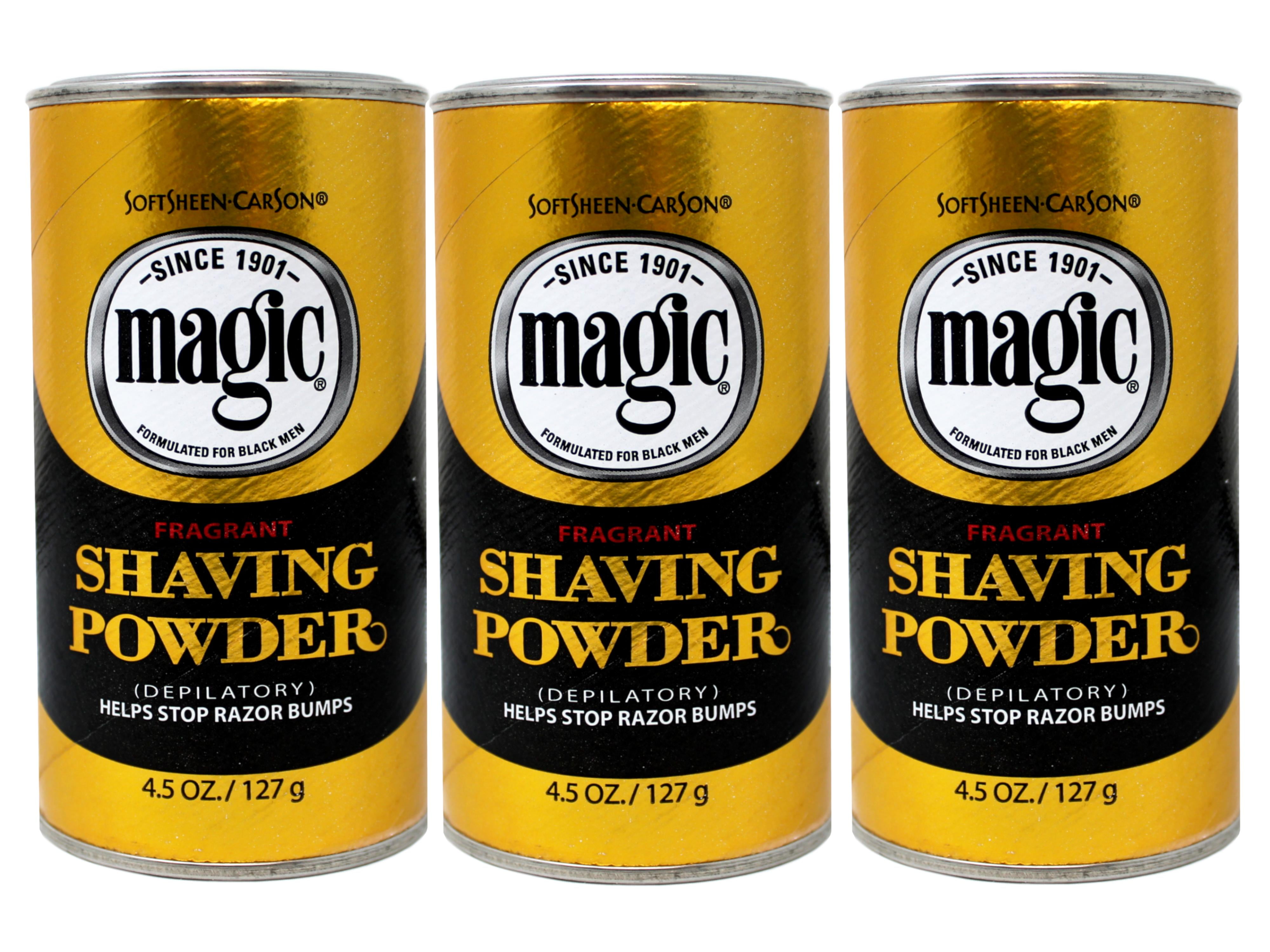 Magic Shaving Powder Gold 4.5oz Fragrant (Pack of 3) - Walmart.com