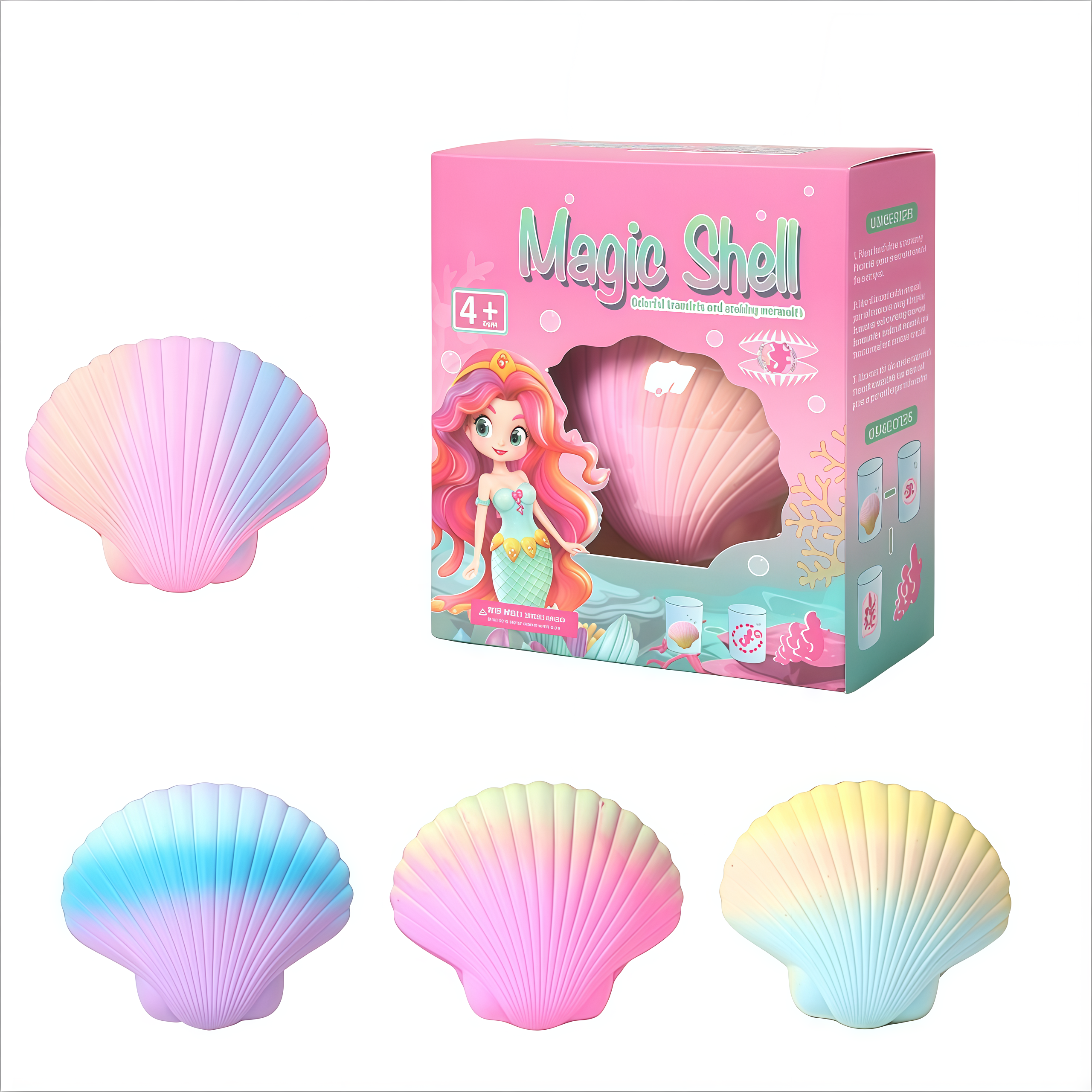 Magic Shell Blind Box - Pink Shell Surprise Includes Random Bracelet ...