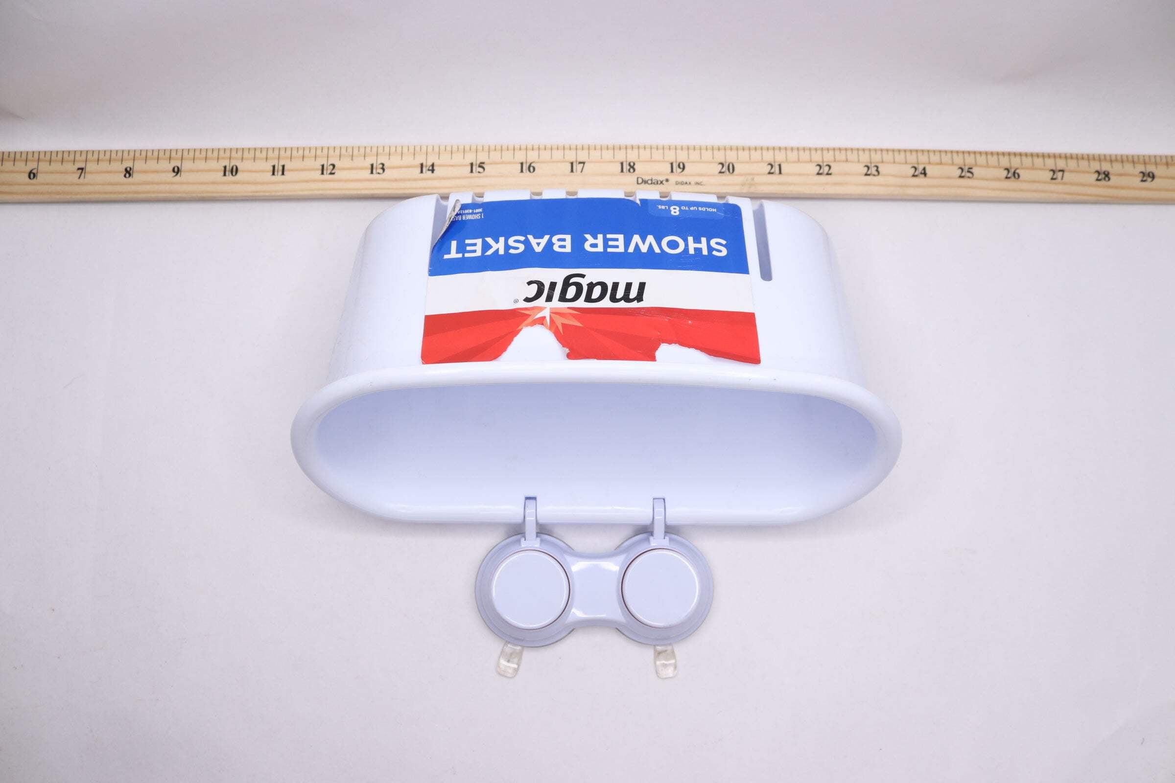 Magic Shower Suction Basket, White - Walmart.com