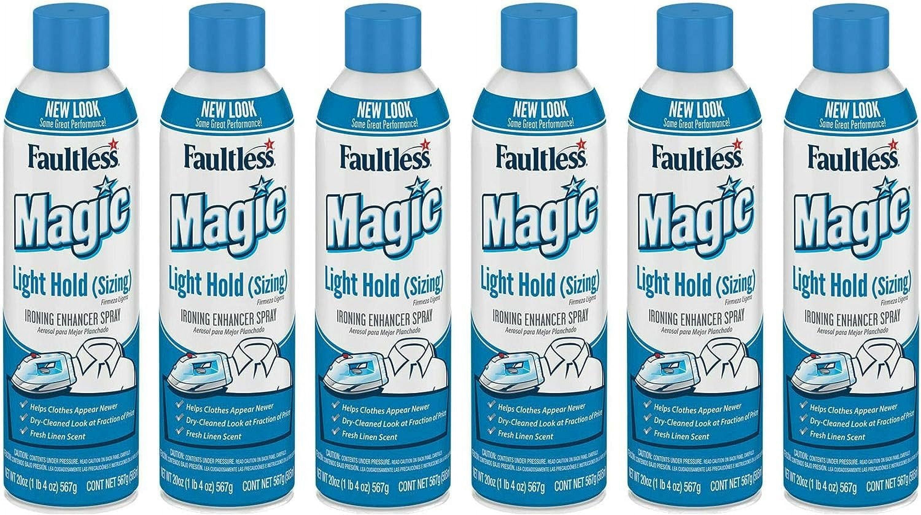 Faultless Starch 00502 Magic Sizing Fabric Finish, 20 oz Pack of 6 ...
