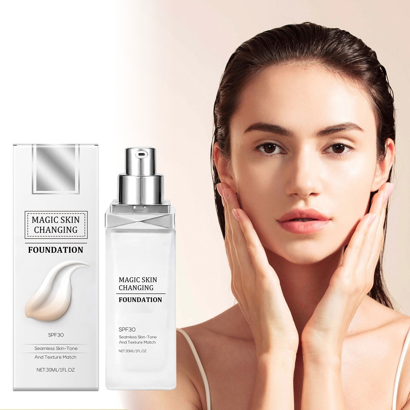 Magic Skin Changing Foundation SPF30 Seamless Skin Tone and Texture ...