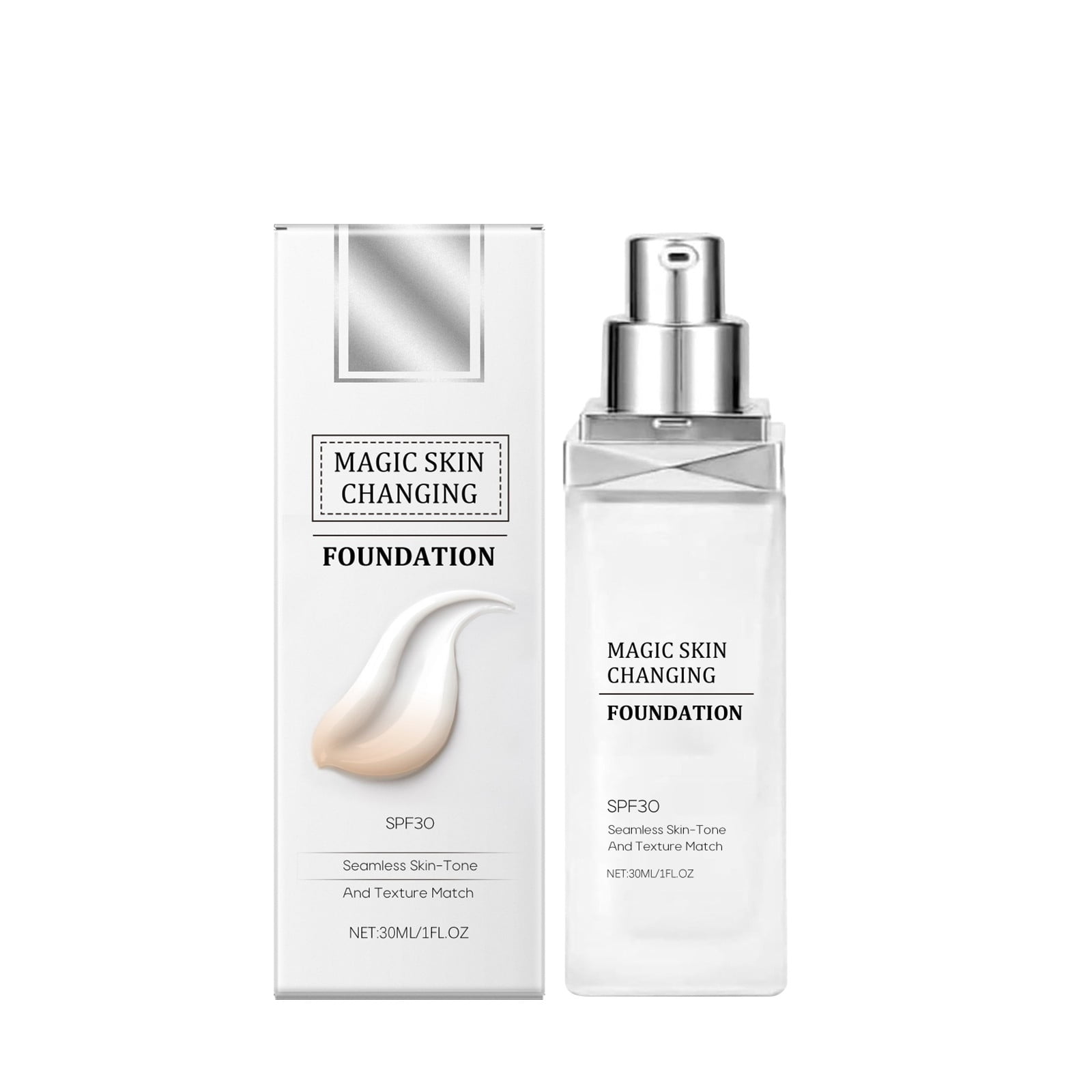 Magic Skin Changing Foundation SPF30 Seamless Skin Tone and Texture ...