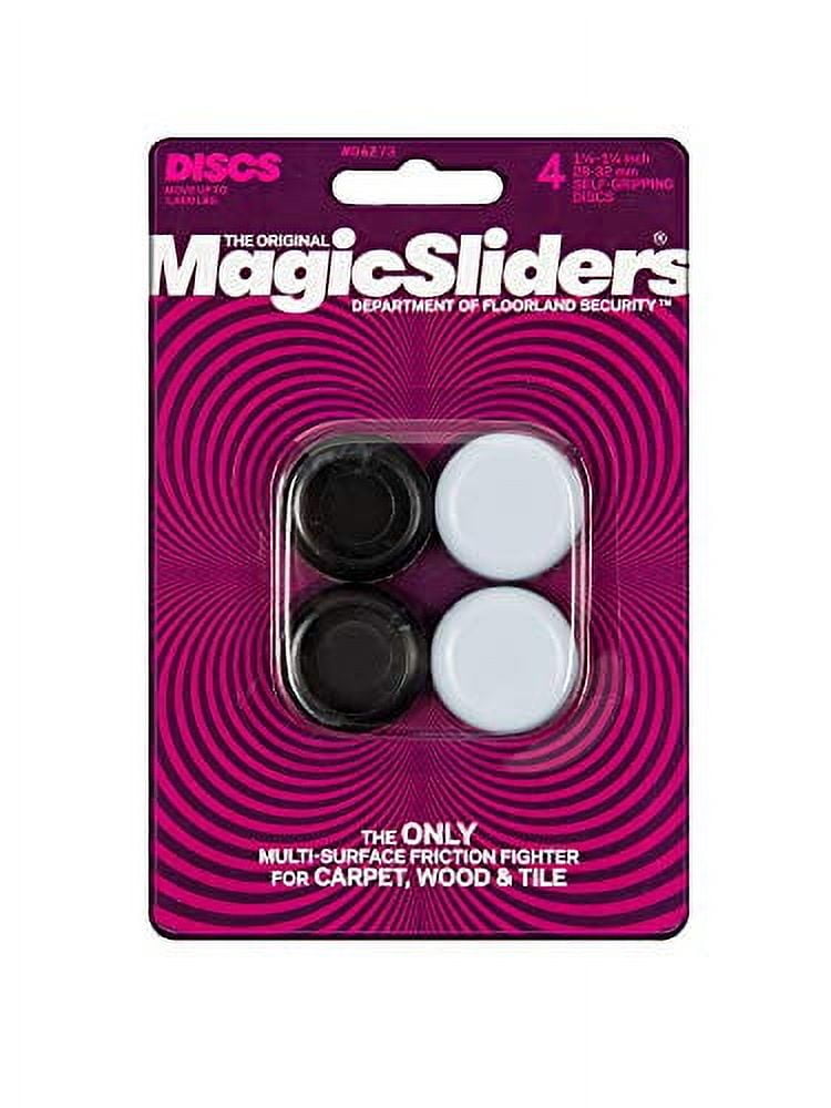 Magic Sliders 1-1/8 In. Round Grip Tip Furniture Glide,(4-Pack) 04273 ...