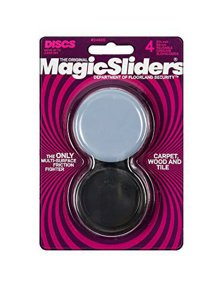 Magic Sliders 04600 2-3/8" Concave Reusable 4 Count, 4 Ounces - Walmart.com