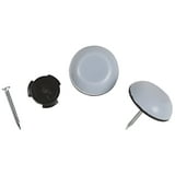 "Magic Sliders 08221 Furniture Glide, 7/8"" Round Nail-In Sliders for ...