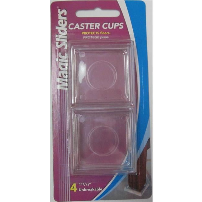 Magic Sliders 1.81 x 1.81 in. Clear Plastic Protective Pads - 4 per ...
