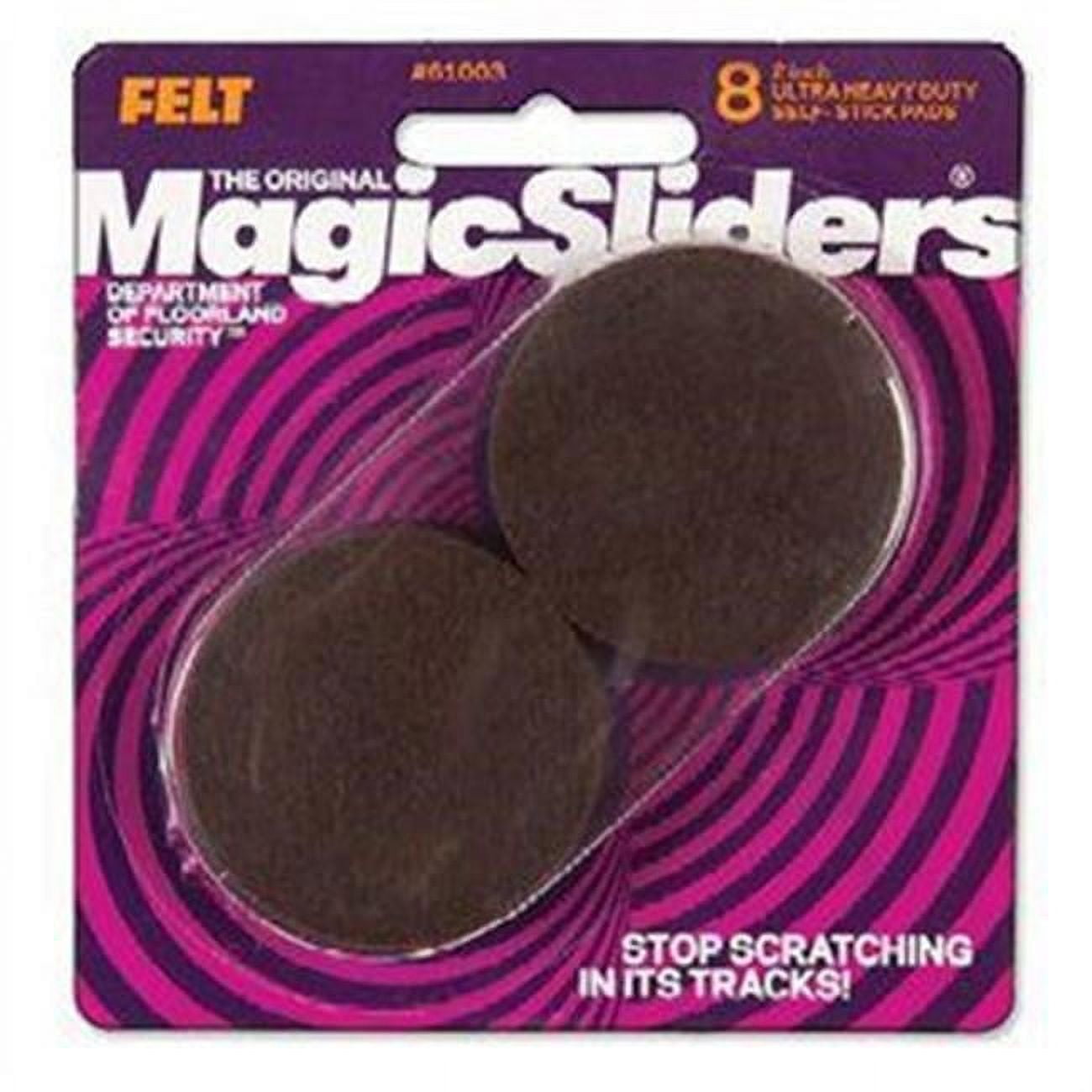 Magic Sliders 2" Rnd Brown Furn Pad 61003 - Walmart.com