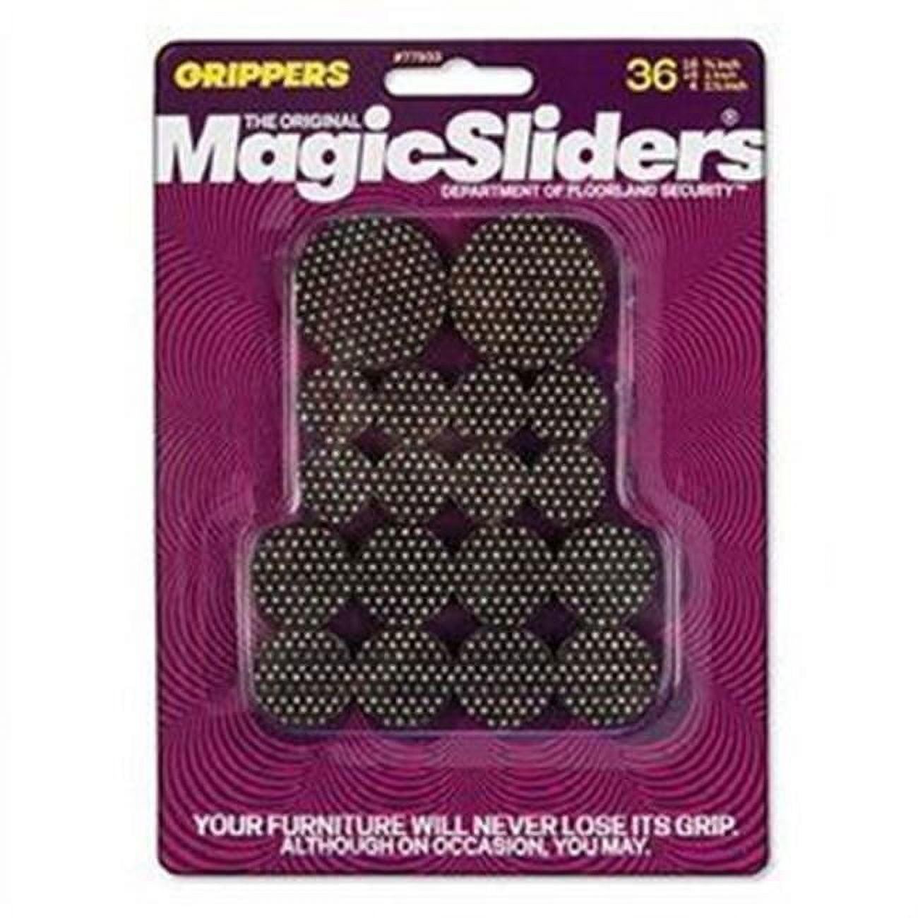 Magic Sliders Gripper Black Furniture Pad Value Pack (36-Piece) 77933 ...