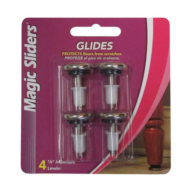 40360 7/8 Adjustable Leveling Glides For Wooden Furniture - 4 Pack ...