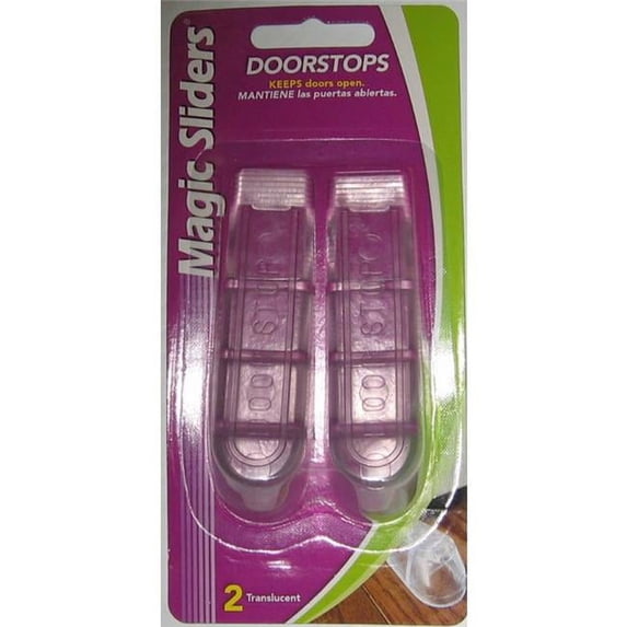 Magic Sliders Clear Rubber Wedge Door Stop (2-Pack) 80378 - Walmart.com