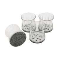 Magic Sliders Felt Furniture Leg Cup 1.7" RND, Each - Walmart.com
