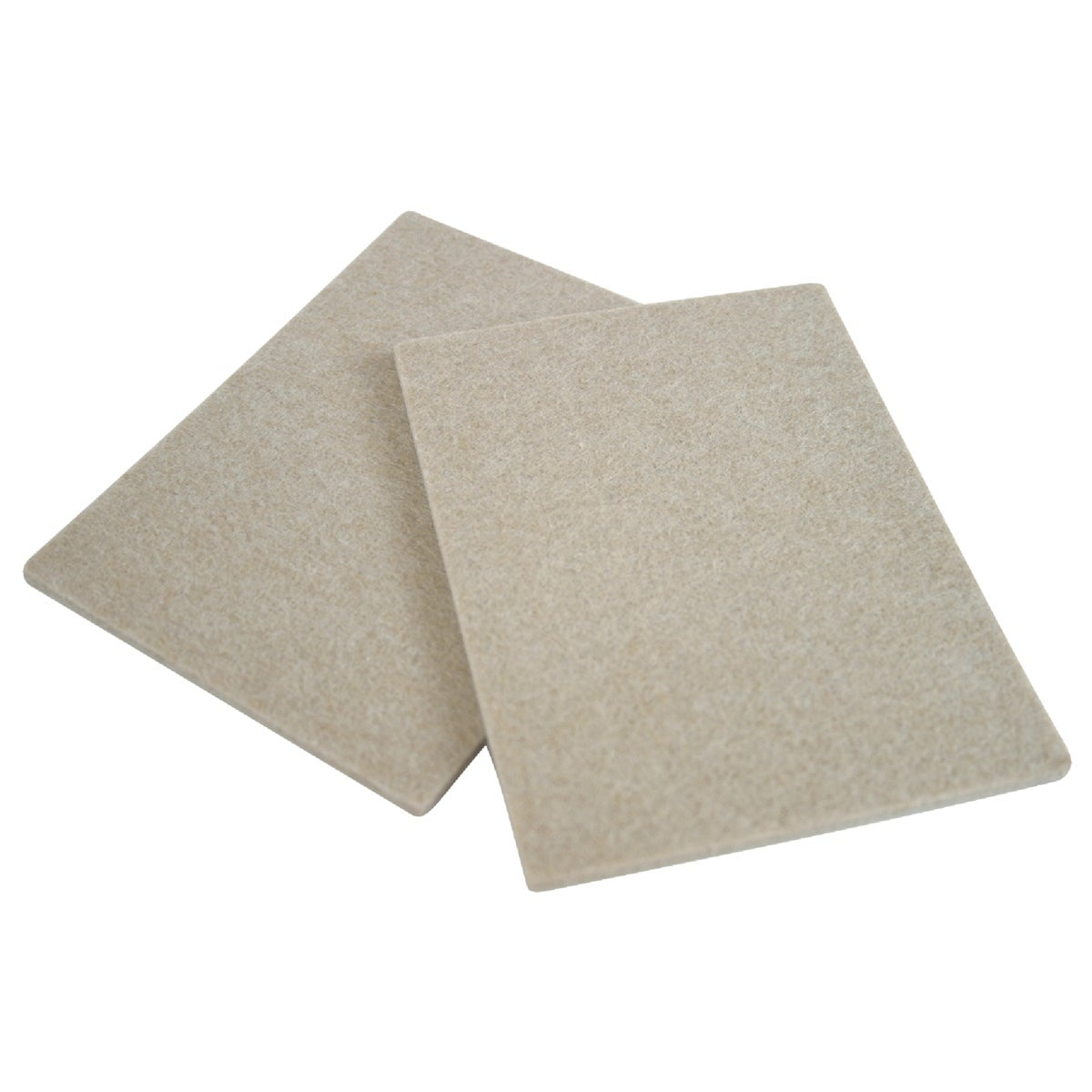 Magic Sliders Felt Self Adhesive Protective Pads Tan Rectangle 6 in. W ...