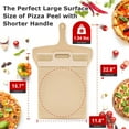 Magic Sliding Pizza Peel - Non-Stick Pizza Shovel with Ergonomic Handle ...