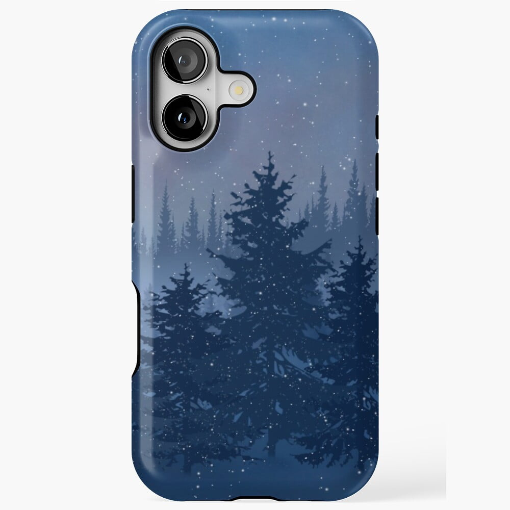 Magic Snow Winter Forest Soft Glow Phone Case 17 16 15 14 13 12 11 Pro ...
