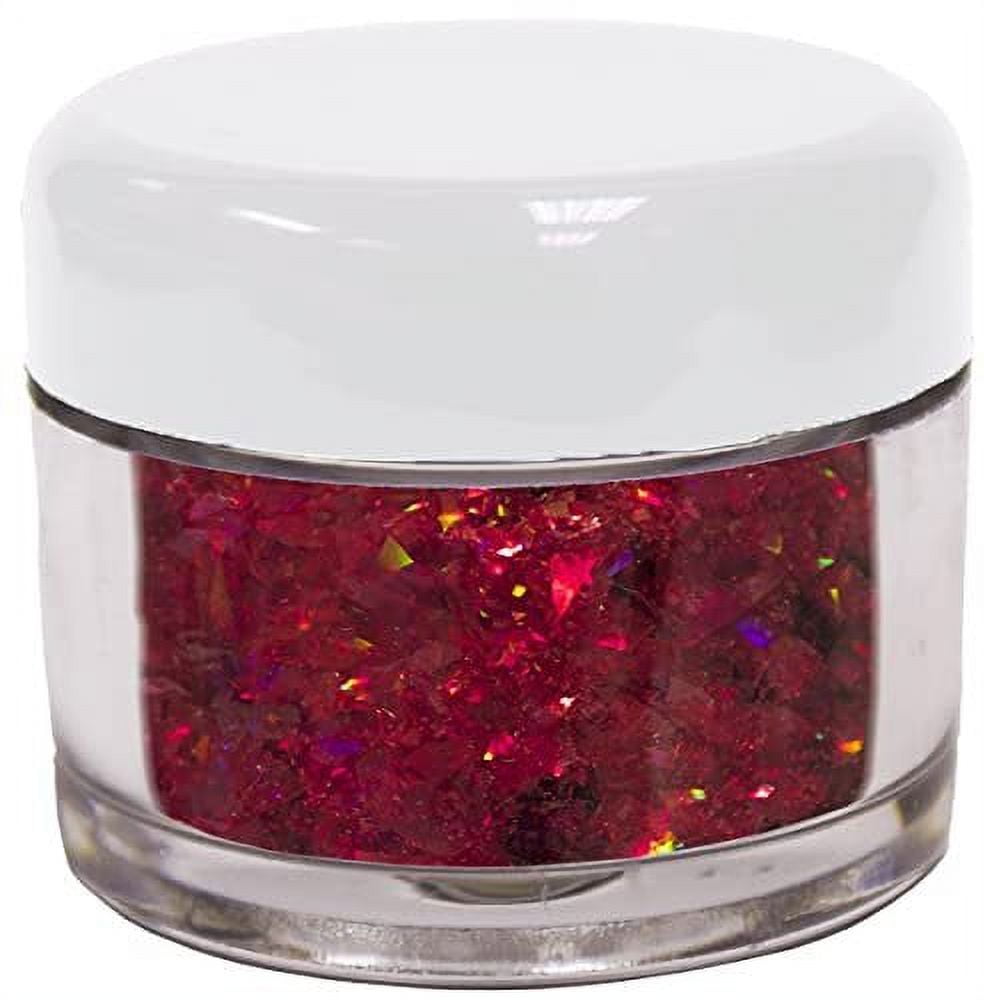 Magic Sparkles Edible Glitter with Natural Color, 3 Grams Garnet Red ...