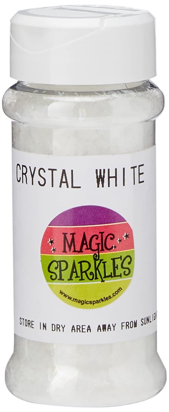 Magic Sparkles Edible Glitter with Natural Color, 50 Grams Crystal ...