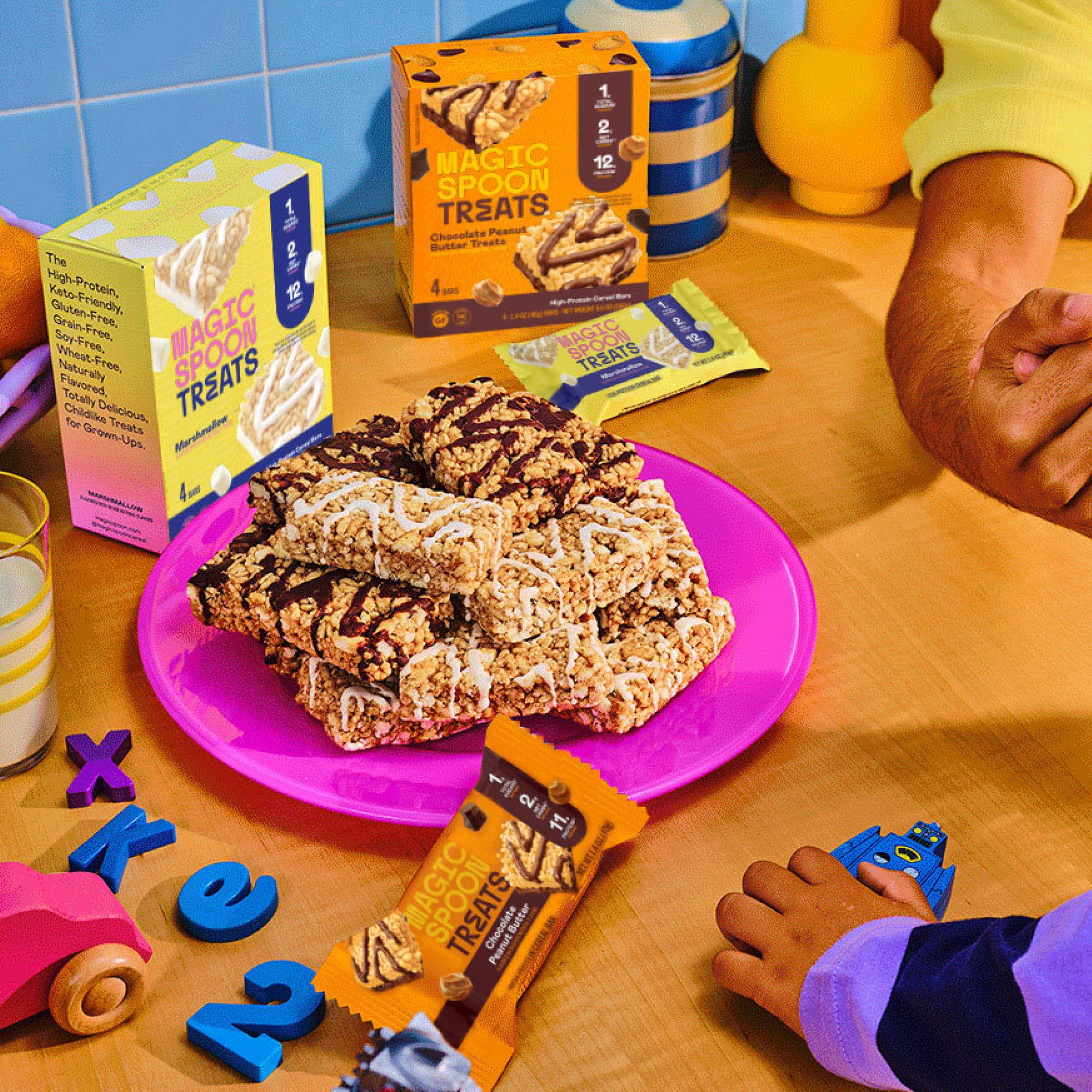 Magic Spoon Protein Treats Variety 4 Pack - Marshmallow, Peanut Butter ...