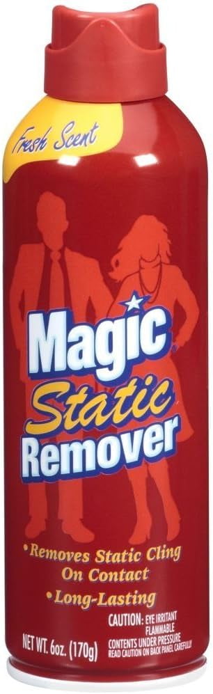 Magic Static Remover, Pack of 2 - No More Cling Static Spray ...