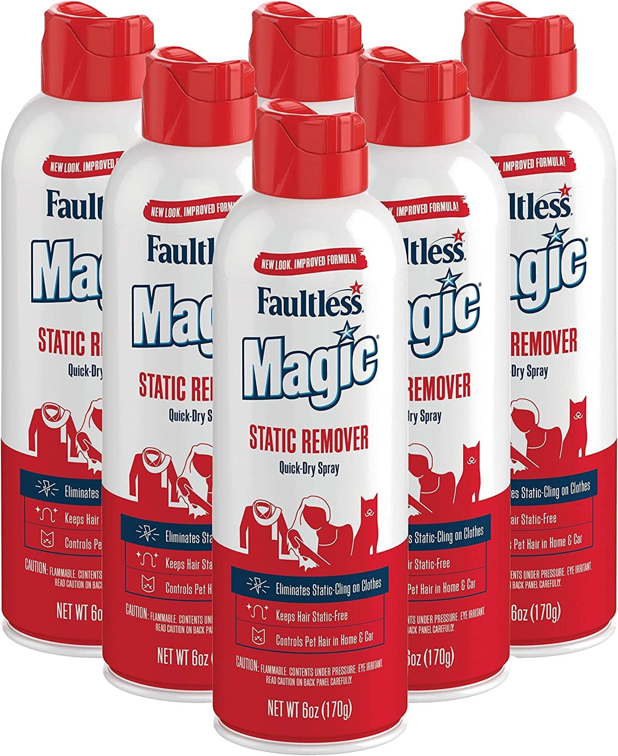 Marilyn Miglin Magic Static Remover Spray, Pack of 6, Anti-Static Spray ...