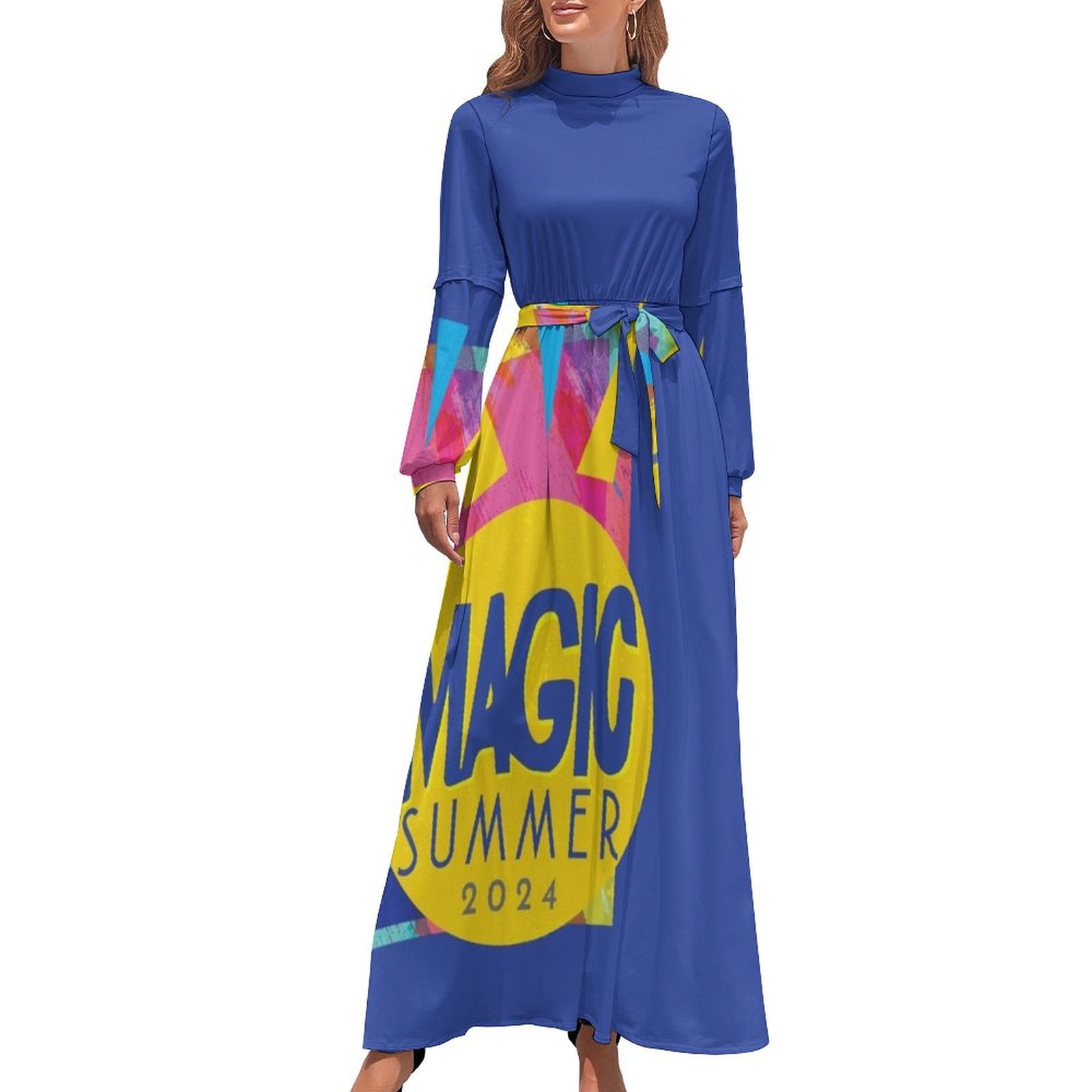 Magic Summer Retro Long Dress party dresses woman Women's summer dress ...