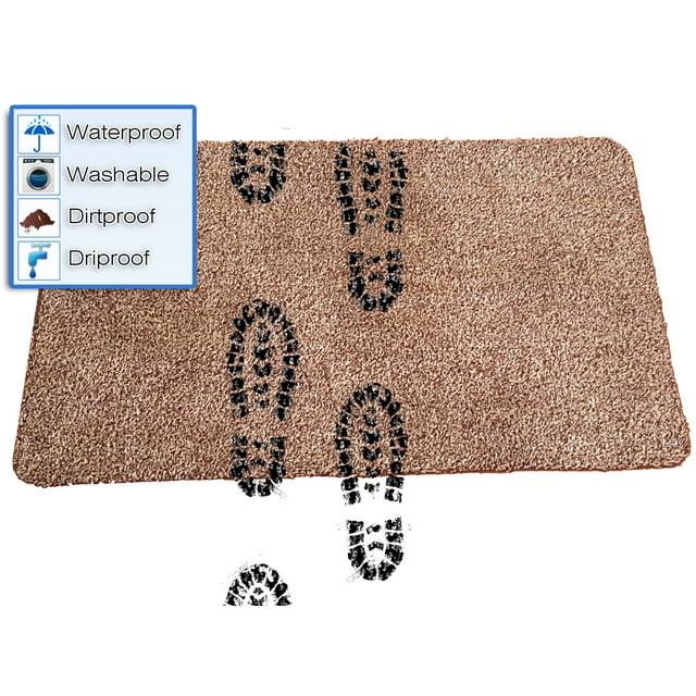 Magic Super Absorbent Cleaning Fast Drying Step Mats - Non Slip Door ...