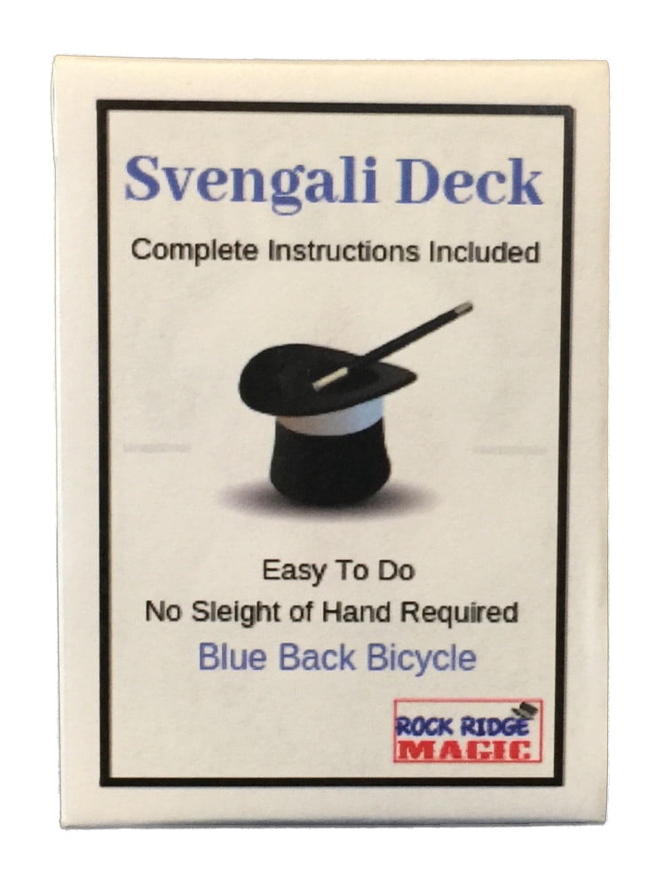 Magic Svengali Deck Trick with Different Force Cards, Blue Back, 2 ...
